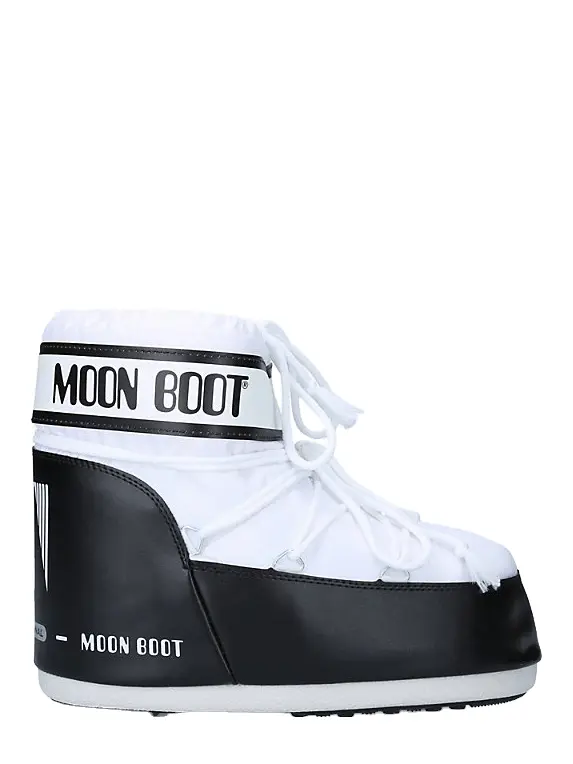 Moon Boot Icon Low 2 Lace-up Snow Boots - White/blk