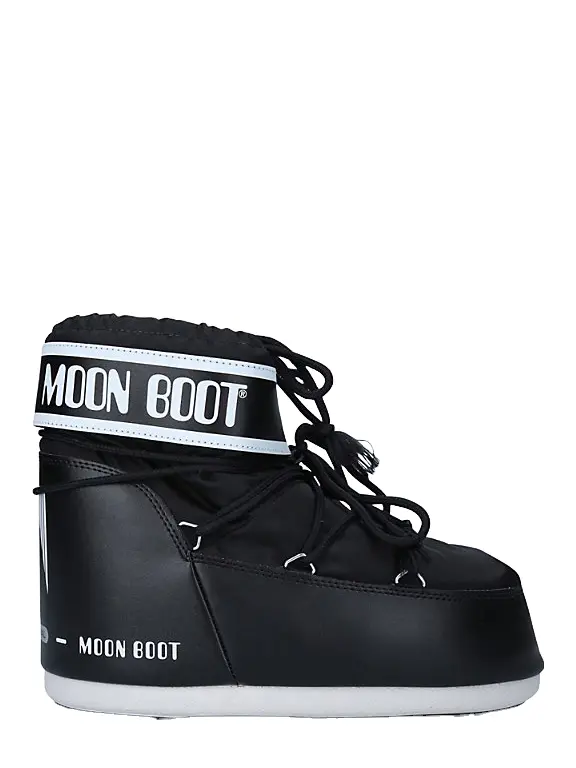 Moon Boot Icon Low 2 Lace-up Nylon Snow Boots - Blk/white
