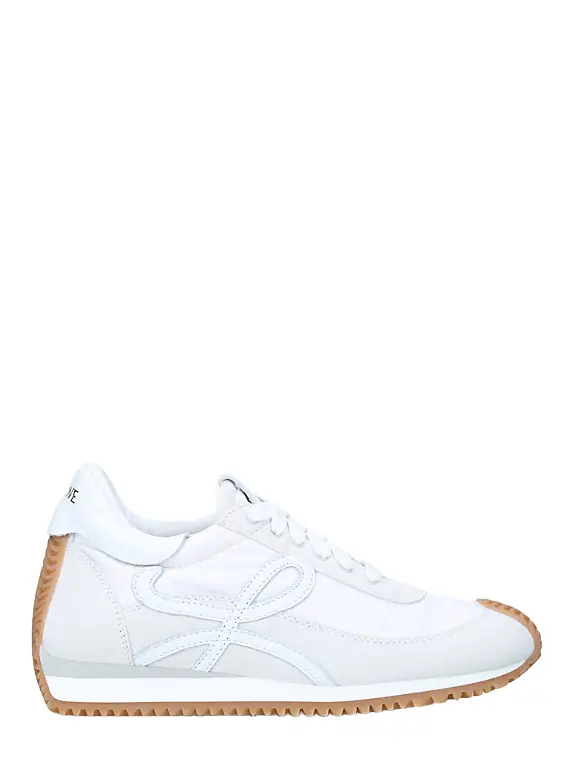 Loewe Flow Runner Monogram Leather And Shell Trainers - White/oth