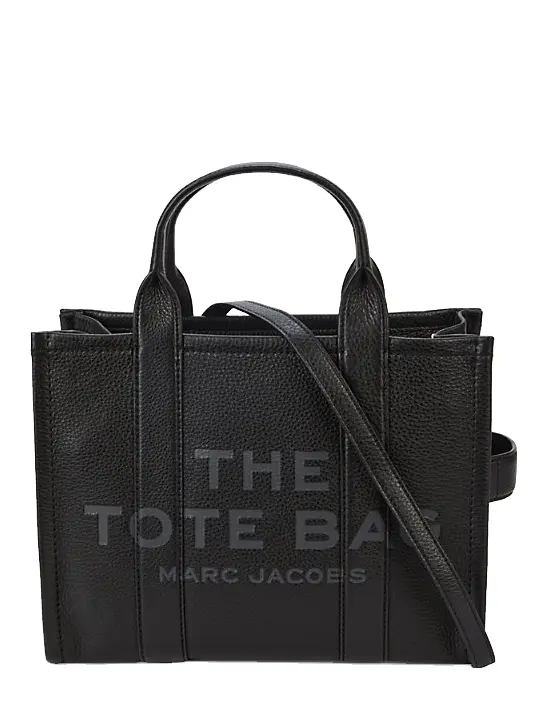 Marc Jacobs Leather Medium Tote Bag - Black
