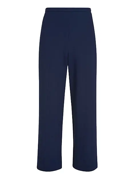 Whistles Wide-leg High-rise Trousers - Navy