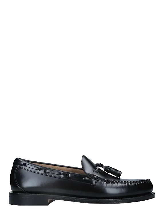 G.H. BASS & CO. Larkin Tassel Leather Loafers - Black
