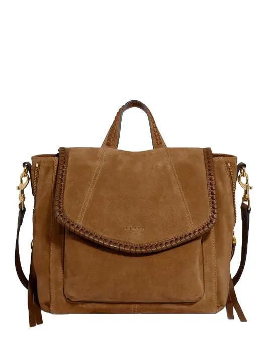 AIMEE All For Love Convertible Backpack - Coffee Suede