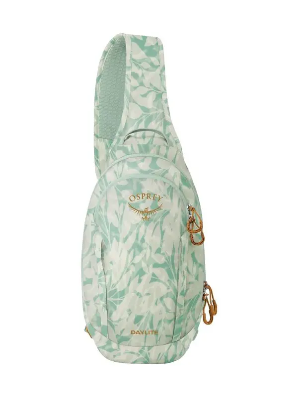 OSPREY Daylite Water Repellent Sling Backpack - Shaleafy Print Frosty Mint