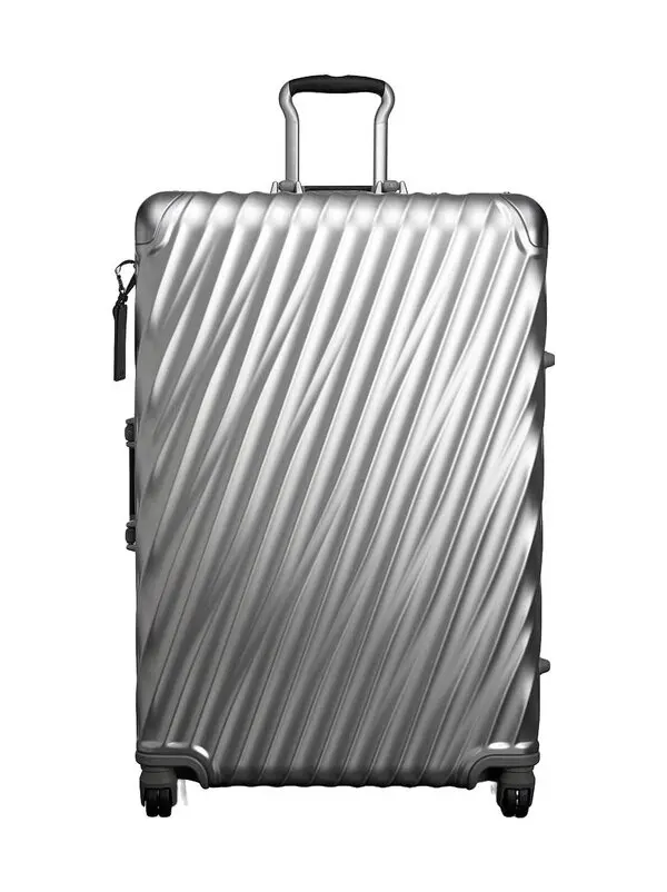 Tumi 19 Degree Aluminum Large Checked Packing Case - Silver