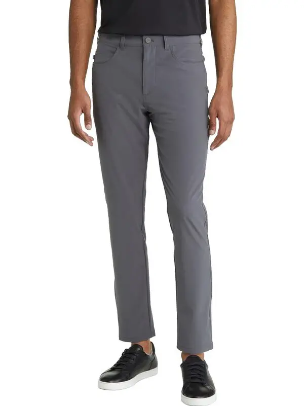 Mizzen+main Traverse Five-pocket Performance Trousers - Charcoal Solid