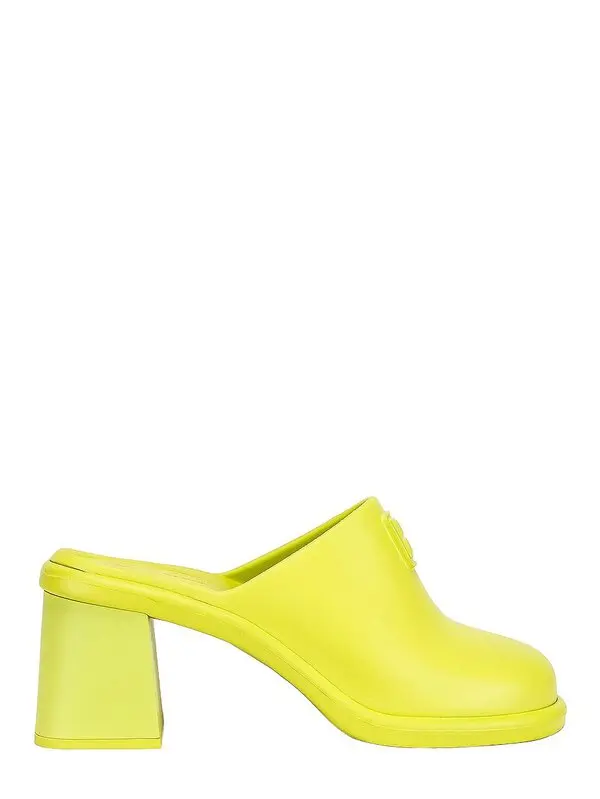 Miu Miu Soft Mules - Lime