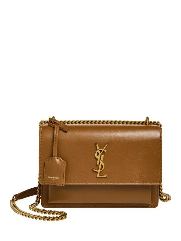 Saint Laurent Medium Sunset Shoulder Bag - Fox