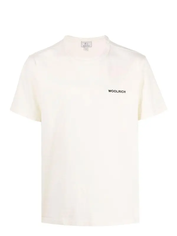Woolrich Chest Logo-print T-shirt - Neutrals