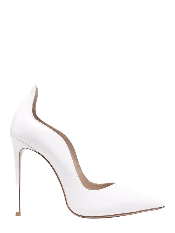 LE SILLA Ivy 120mm Pointed Toe Pumps - White