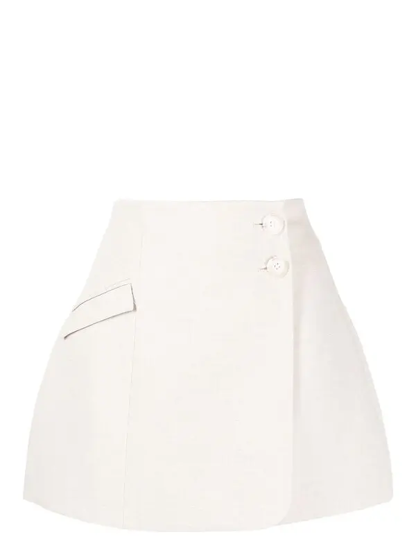Anna Quan Jenna Wrap Skirt - Neutrals