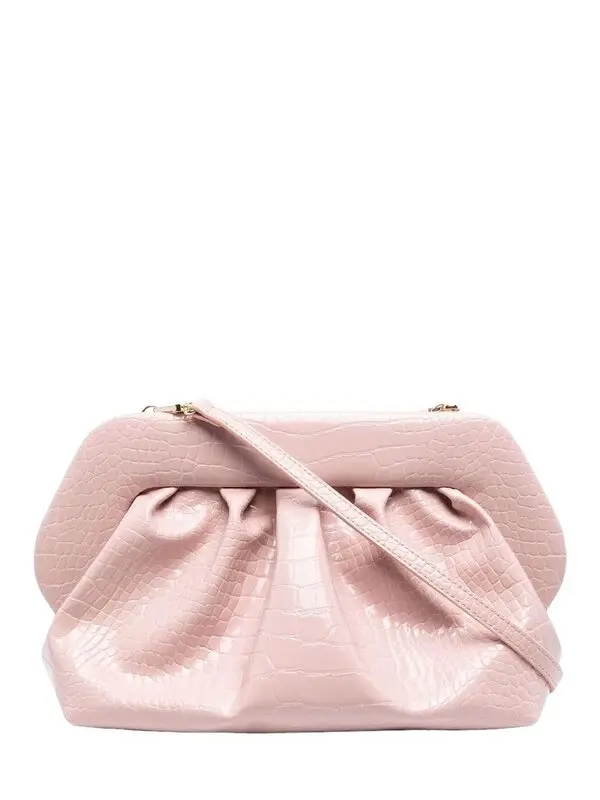 THEMOIRE Bios Embossed Clutch - Pink
