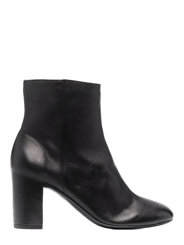 DEL CARLO Round-toe Ankle Boots - Black