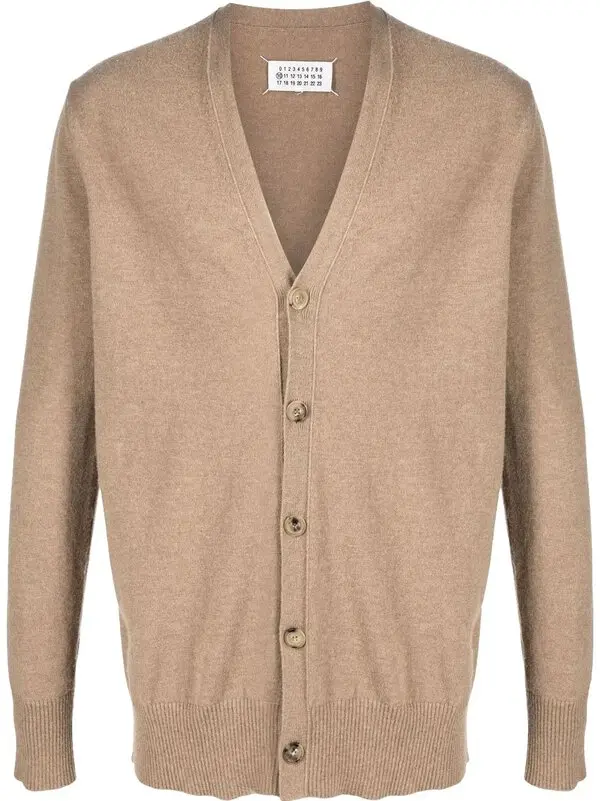 MAISON MARGIELA V-neck Cardigan - Brown