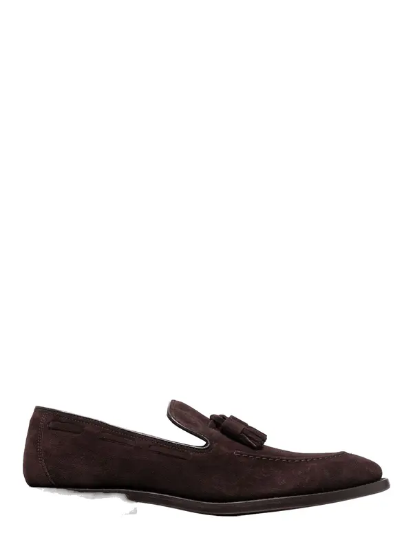 HENDERSON BARACCO Almond-toe Loafers - Brown