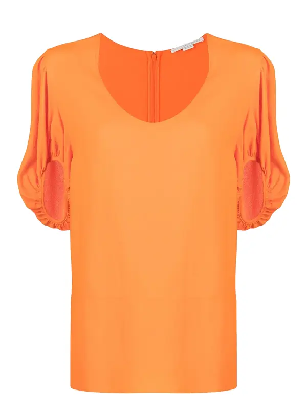 Stella McCartney Puff-sleeve Top - Orange