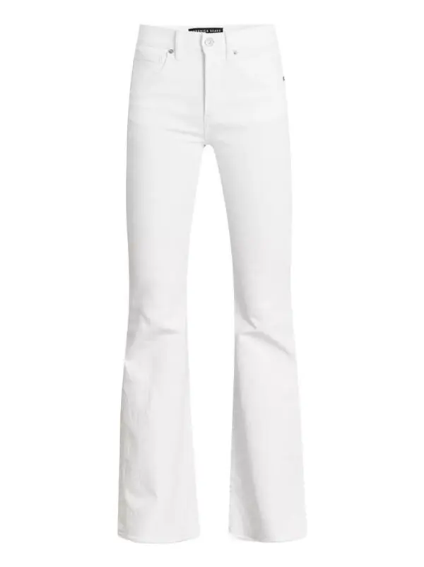 Veronica Beard Beverly Flare Jeans - White