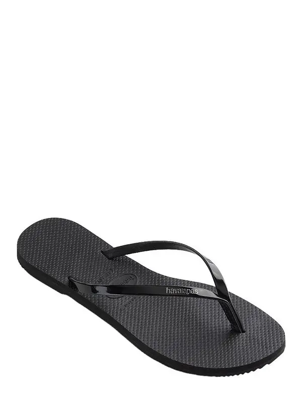 Havaianas You Metallic Slim Flip-flops - Black
