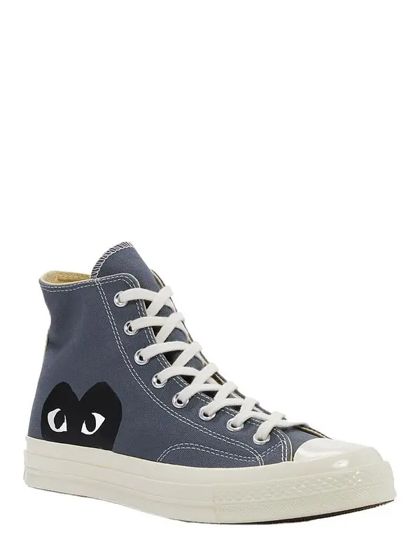Play Comme Des Garcon X Converse Chuck Taylor High Top Sneakers - Gray