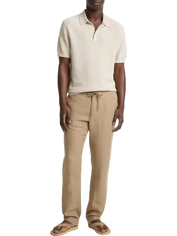 Vince Lightweight Hemp Trousers - Teak