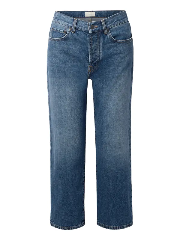THE ROW Lesley Cropped Jeans - Blue