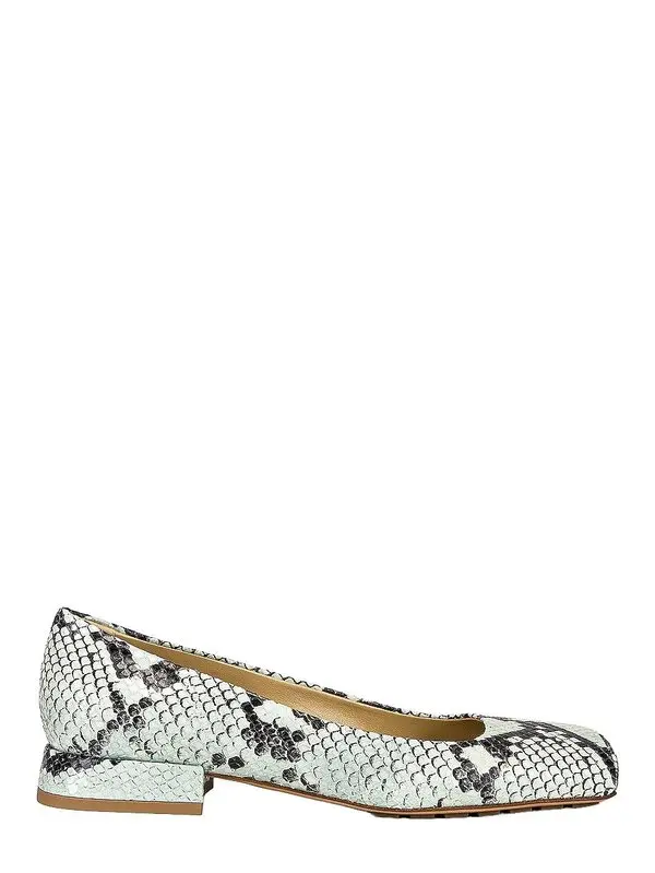 Bottega Veneta Tower Ballerina Flats - Dew & Black