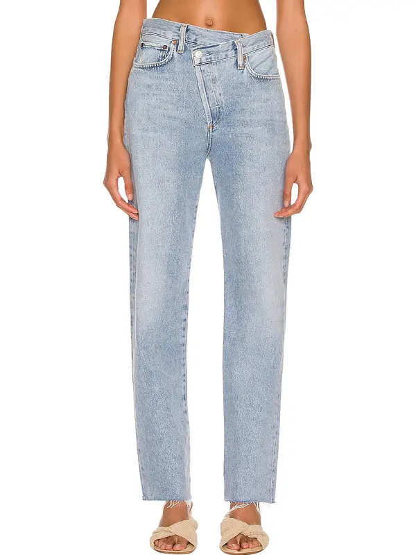 AGOLDE Criss Cross Straight Jeans - Dimension