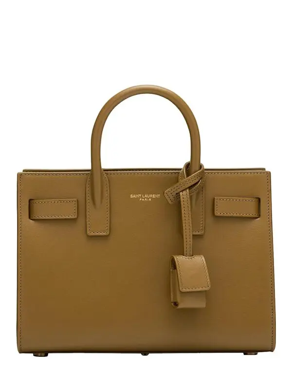 Saint Laurent Sac De Jour Nano Top-handle Bag - Green Ink