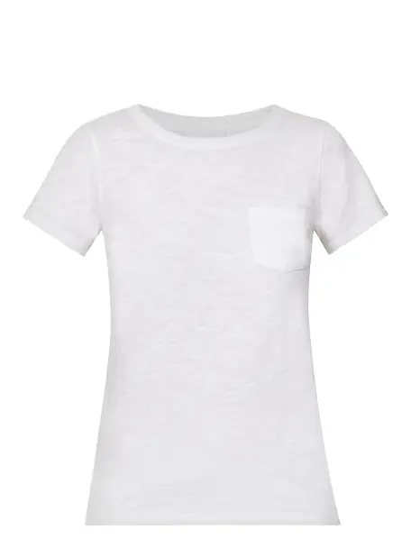 THE WHITE COMPANY Round-neck Organic-cotton T-shirt - White