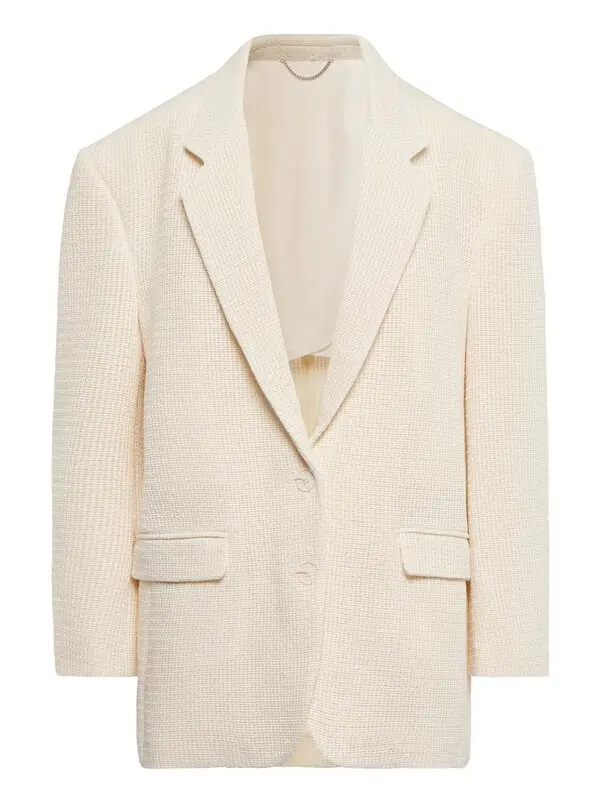 Magda Butrym Single-breasted Blazer - White