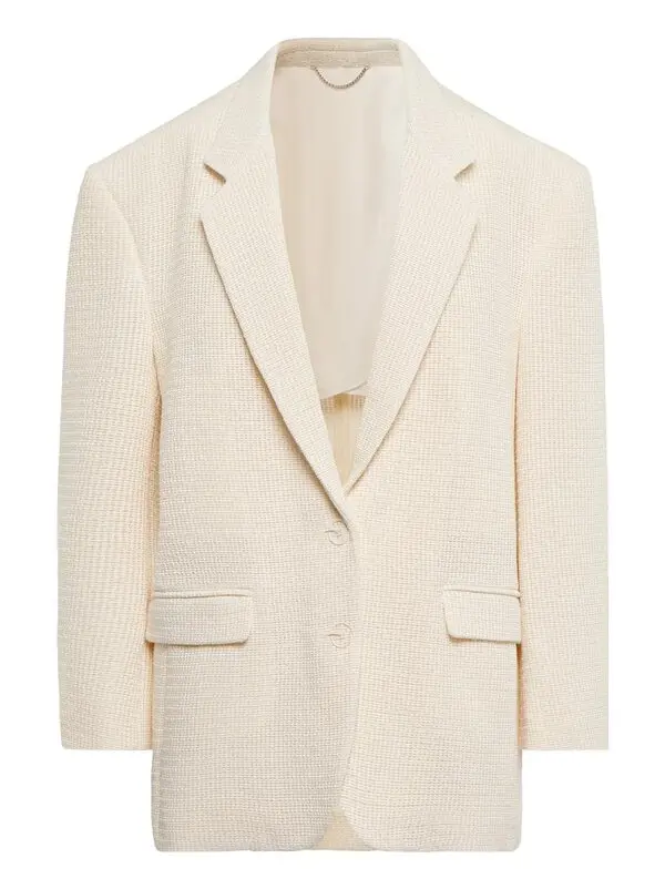 Magda Butrym Single-breasted Blazer - White