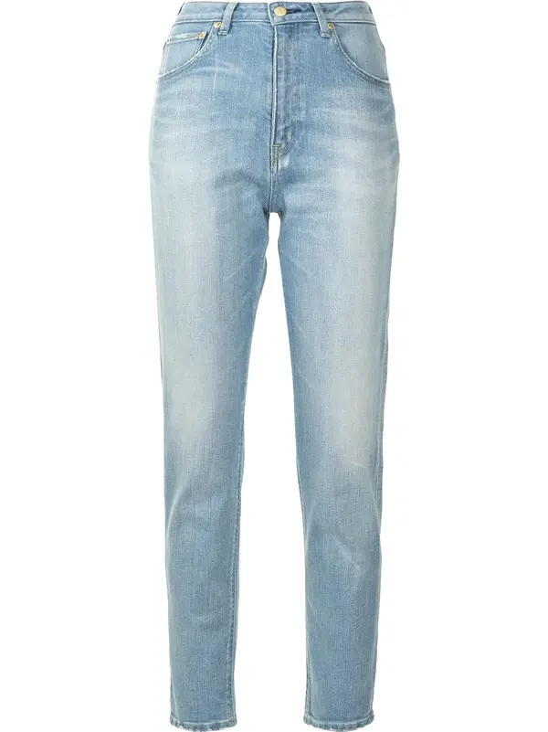 TU ES MON TRESOR Sapphire Straight-leg Jeans - Blue