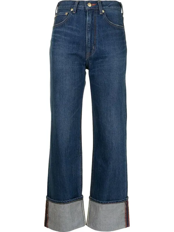 TU ES MON TRESOR Straight-leg Jeans - Blue