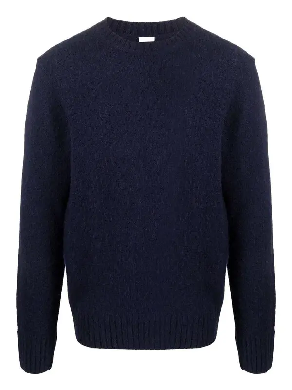 Aspesi Crewneck Wool Jumper - Blue