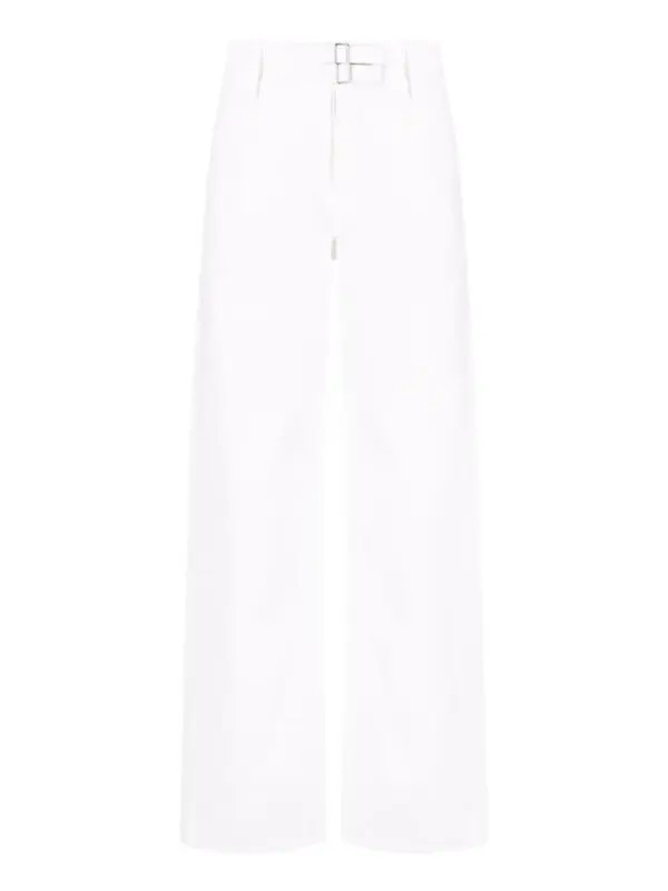 JIL SANDER Wide-leg Denim Jeans - White