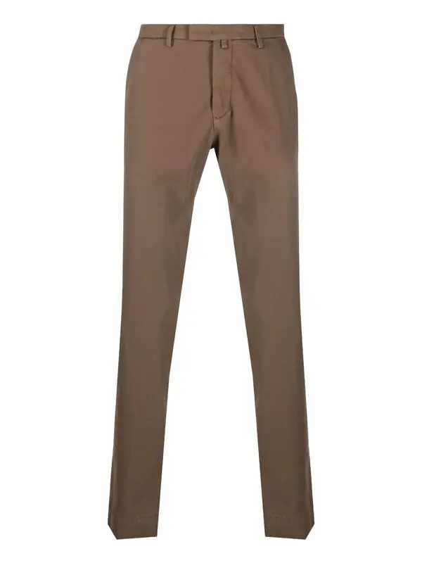 BRIGLIA 1949 Tailored Straight-leg Trousers - Brown