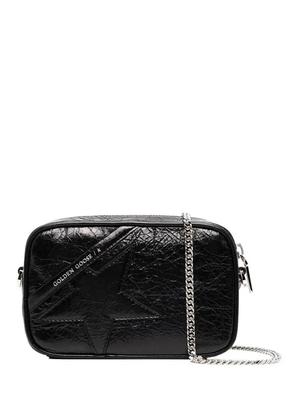 GOLDEN GOOSE Mini Star Cross Body Bag - Black