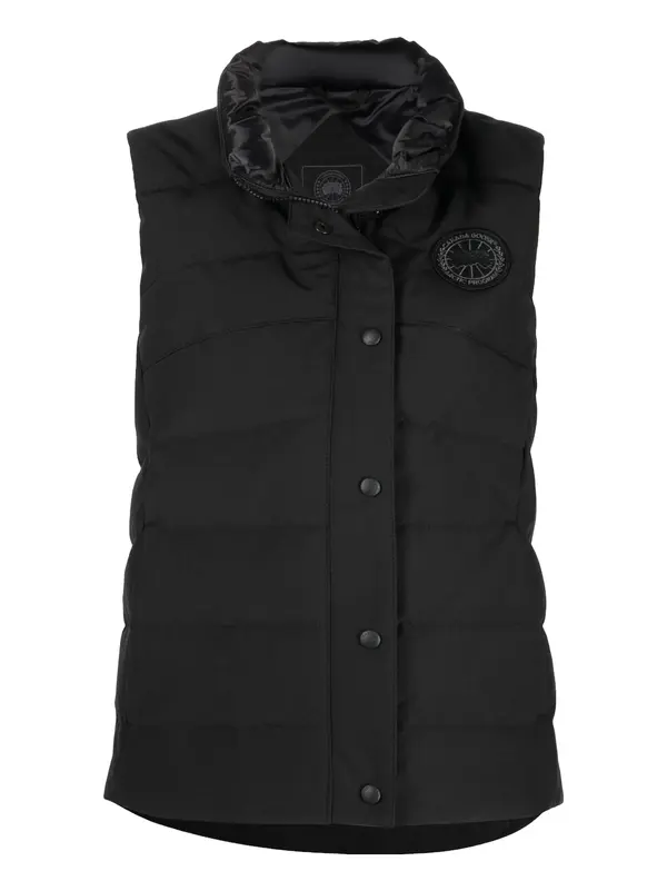 Canada Goose Feather-down Padded Gilet - Black