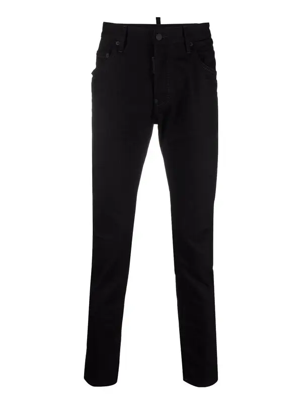 Dsquared2 Low-rise Skinny Jeans - Black