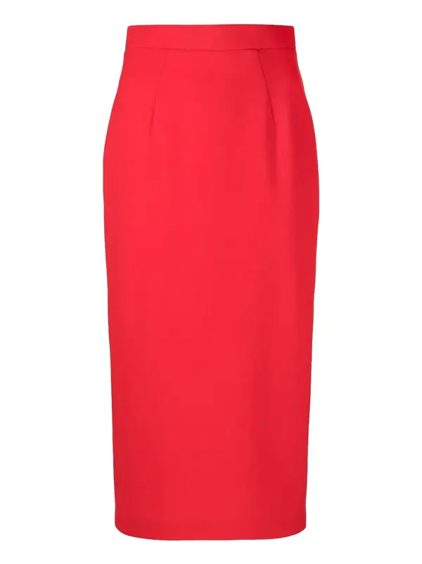 ULYANA SERGEENKO High-waisted Skirt - Red