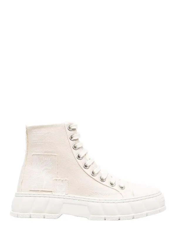 VIRON Patch-detail High-top Sneakers - Neutrals