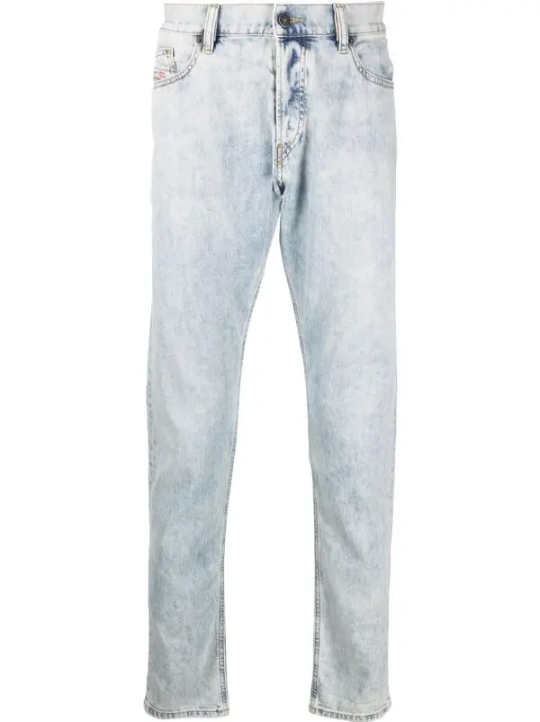 DIESEL® Acid Wash Denim Jeans - Blue