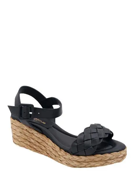Andre Assous Cecilia Wedge Platform Sandal - Black