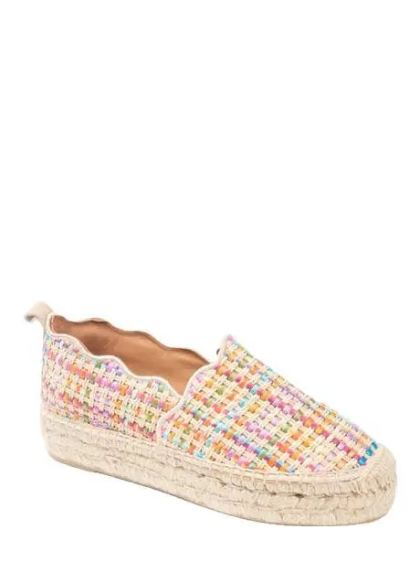 PATRICIA GREEN Abigail Espadrille Slip-on - Rainbow Raffia