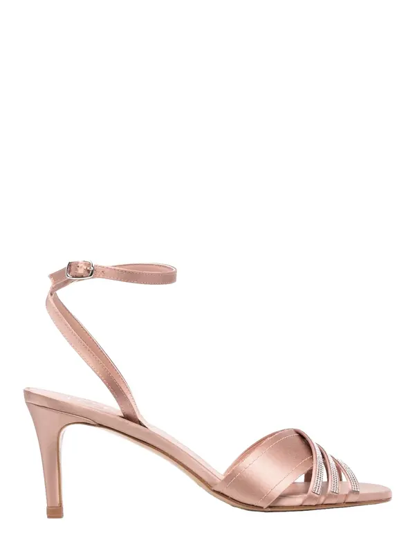 PEDRO GARCIA Xilia Pavé High-heel Sandals - Neutrals