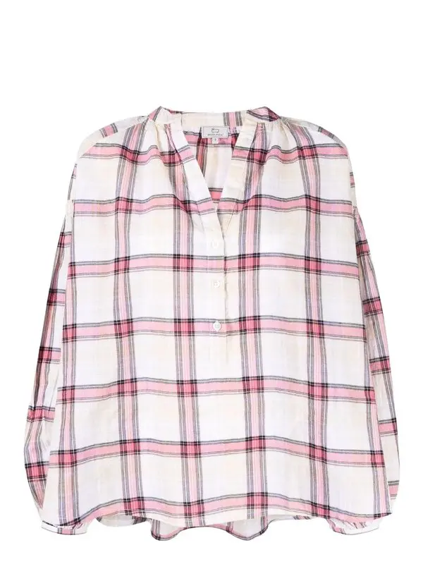 Woolrich Plaid Cotton Shirt - Neutrals