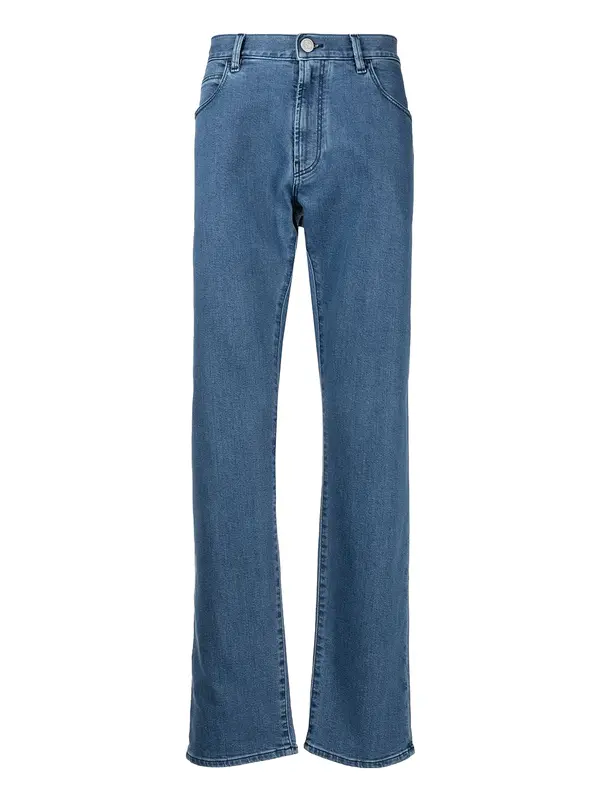 Giorgio Armani Straight-leg Jeans - Blue