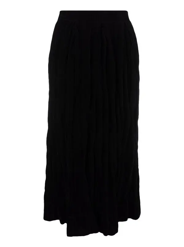 UMA WANG High-waisted Skirt - Black