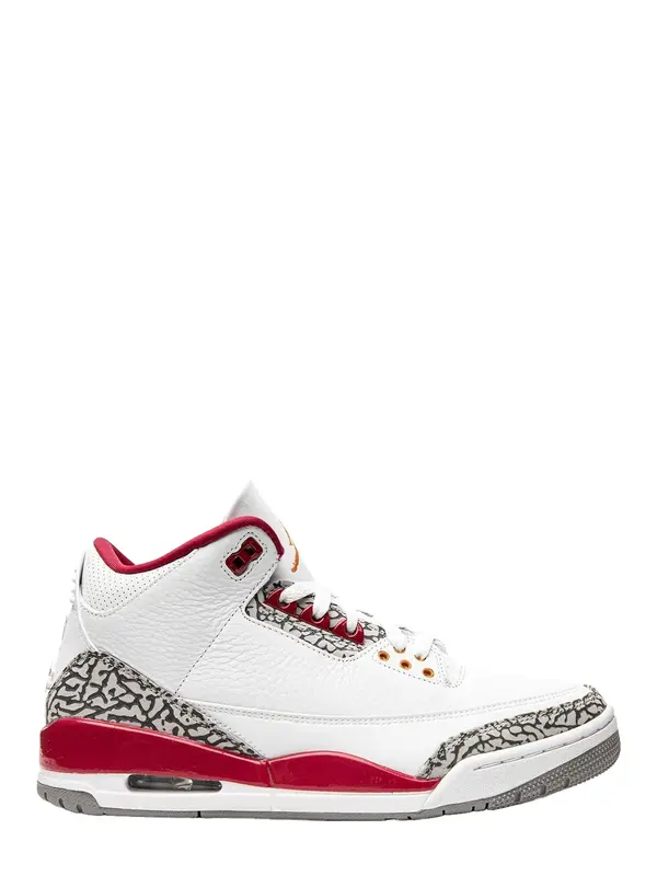 JORDAN Air 3 Cardinal Sneakers - White