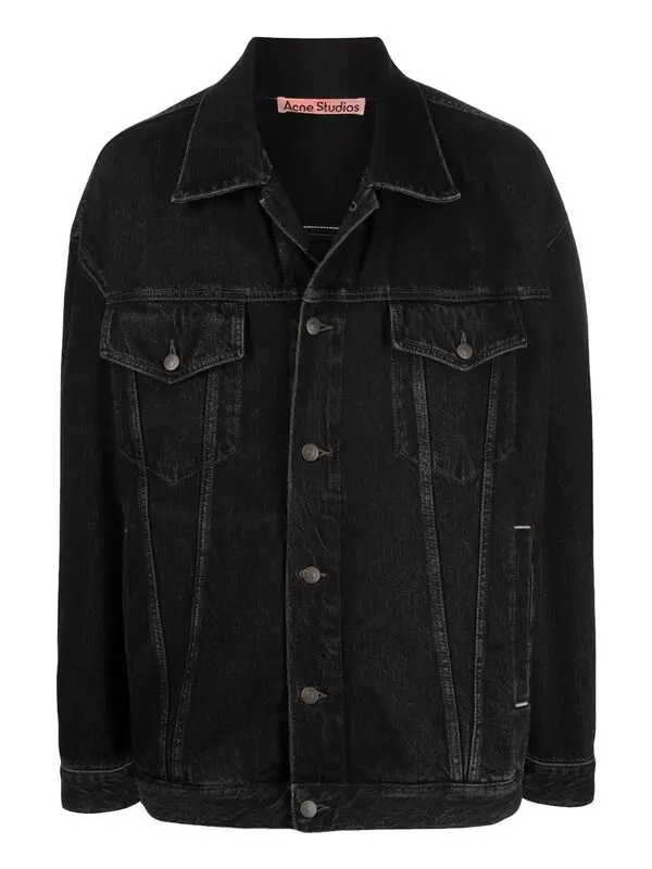 Acne Studios Classic Denim Jacket - Black